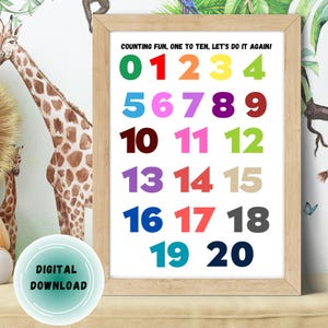 Set of 8 Educational Posters Printable, 8 Classroom Decor, Homeschool ...