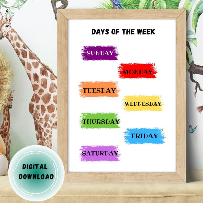 Set of 8 Educational Posters Printable, 8 Classroom Decor, Homeschool ...