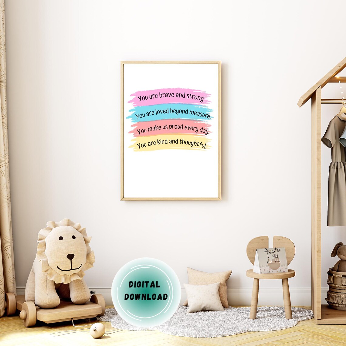 You Are Positive Affirmations for Kids Positive Affirmation Posters ...