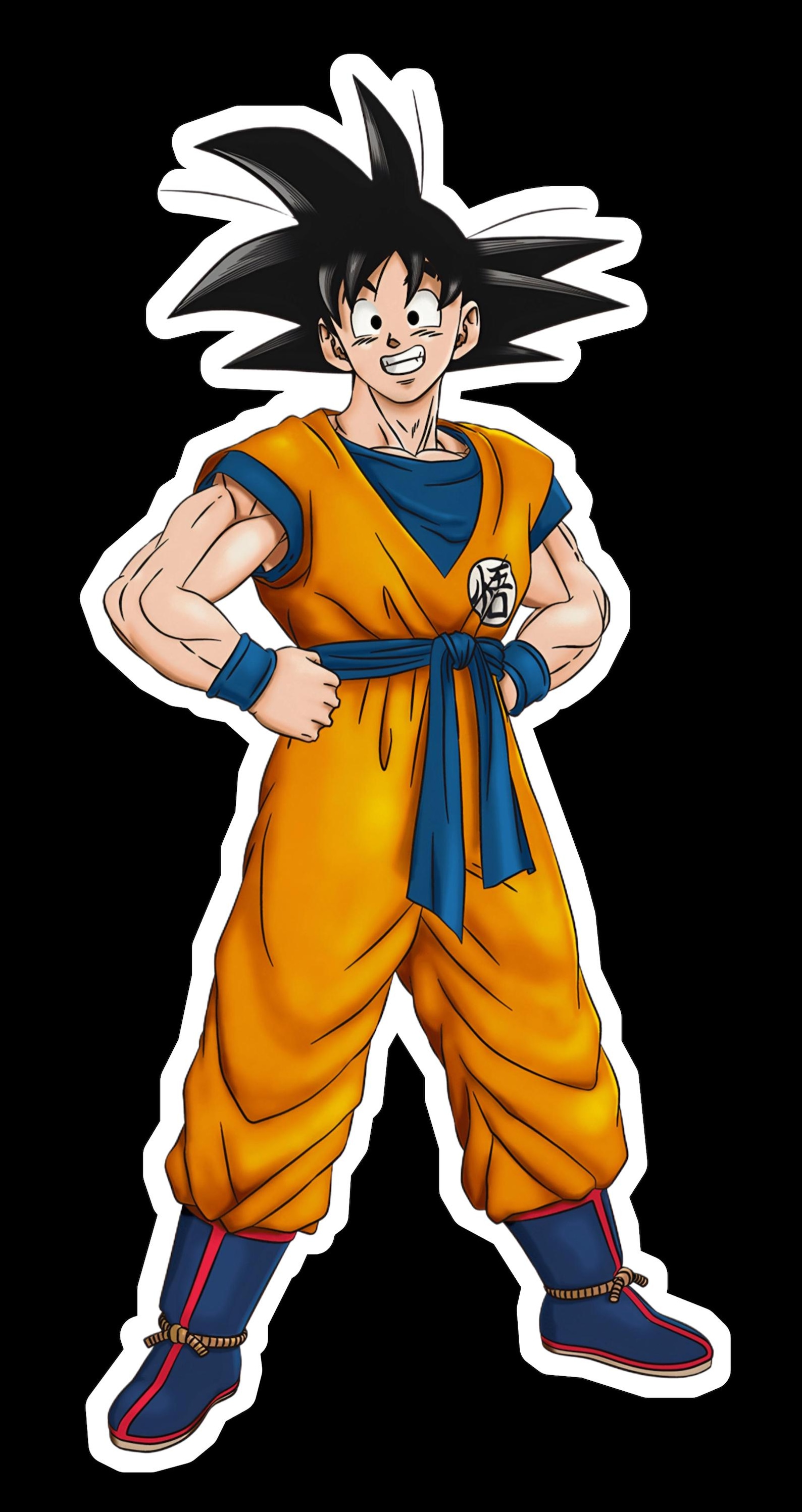 Dragon Ball Z Sticker : Goku pack of 3. - Etsy