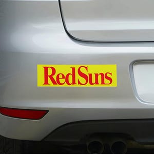Initial D Redsuns Team Bumper Sticker Pack of 2. Ryosuke / Keisuke - Etsy