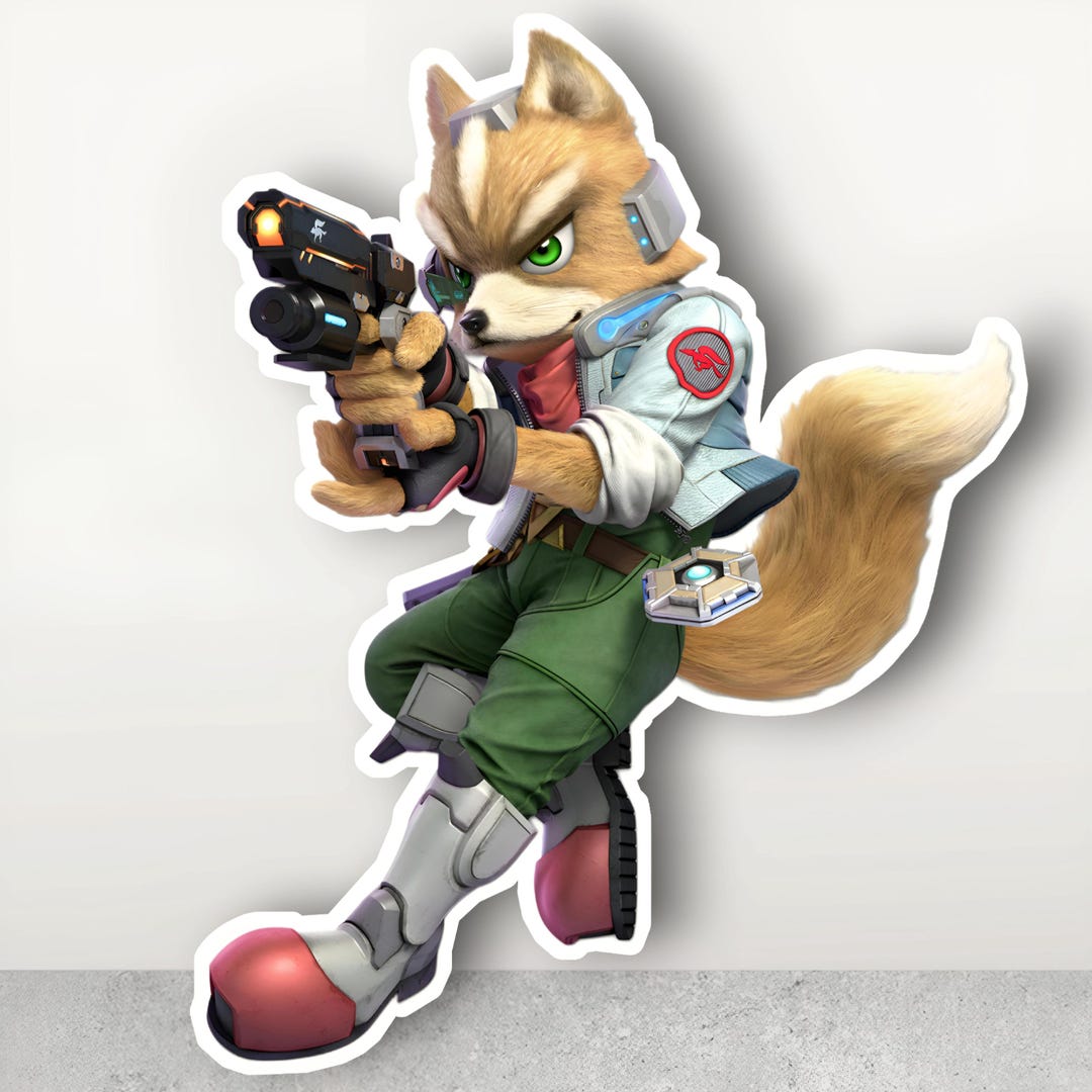 Starfox Sticker : Fox Mccloud *pack of 2. - Etsy