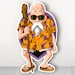 Dragon Ball Z Sticker : Master Roshi *pack of 3. - Etsy