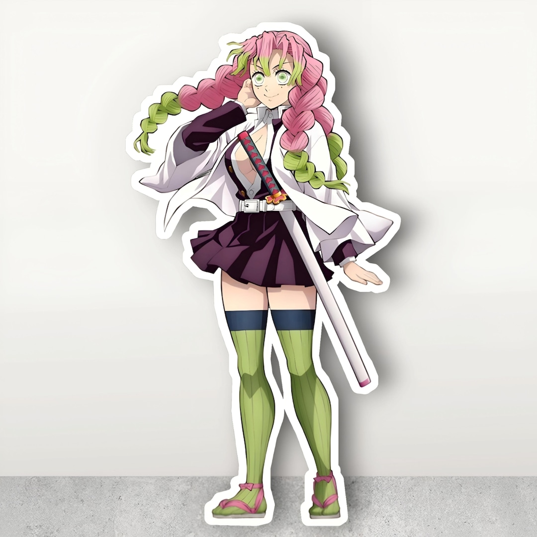 Demon Slayer Mitsuri Kanroji Decal Anime Sticker for Laptop, Car ...