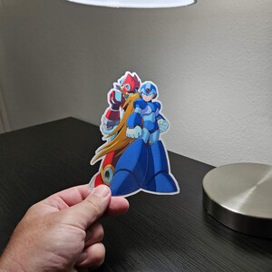 Mega Man Sticker : X / Zero *pack of 2. - Etsy