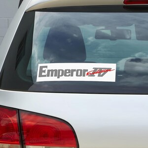 Initial D Team Emperor Bumper Stickers Pack of 2. Kyoichi / Seiji - Etsy