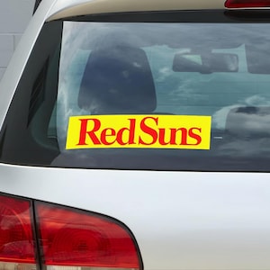 Initial D Redsuns Team Bumper Sticker Pack of 2. Ryosuke / Keisuke - Etsy