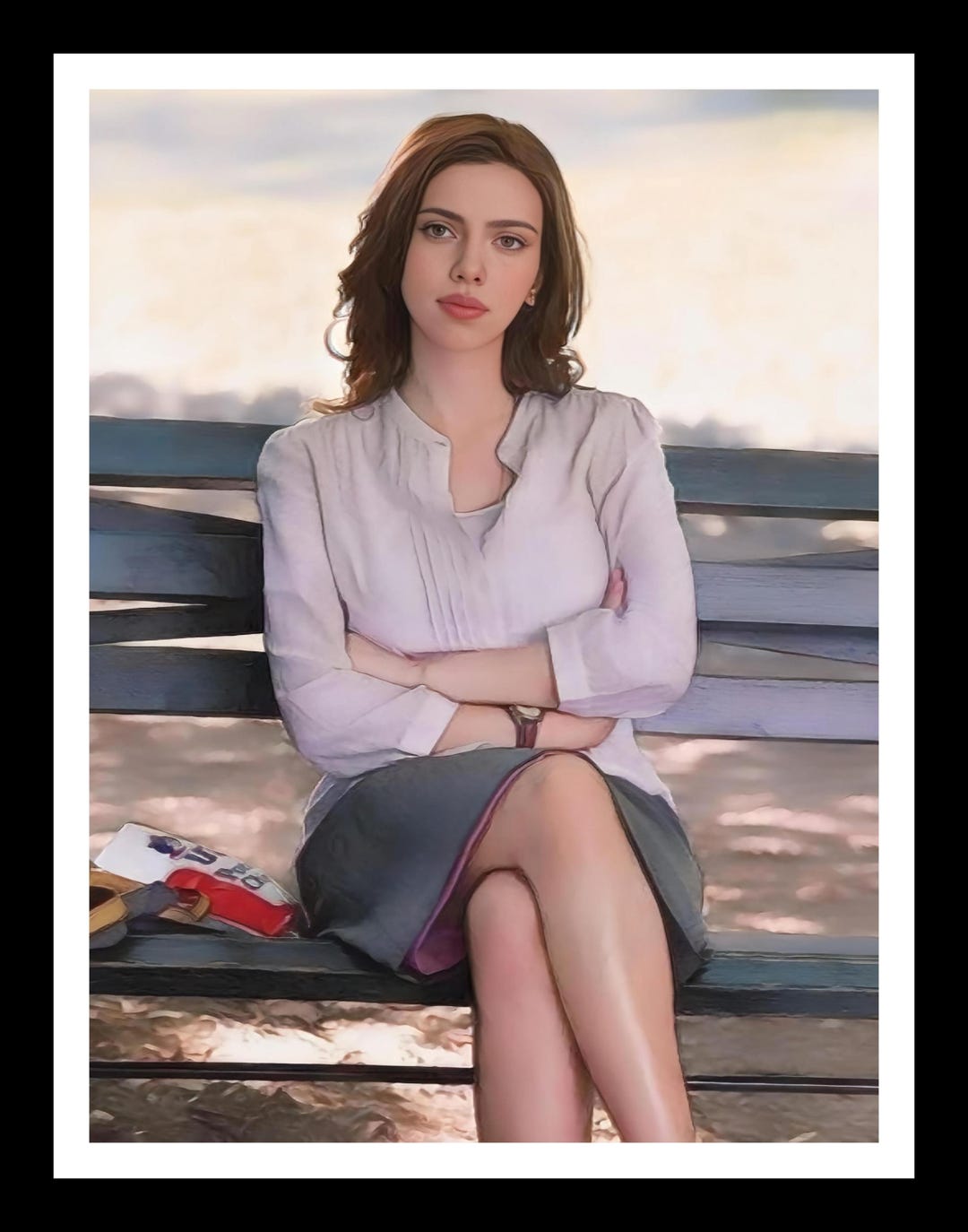Scarlett Johansson STICKER Art 4x5in. Pack of 2. - Etsy