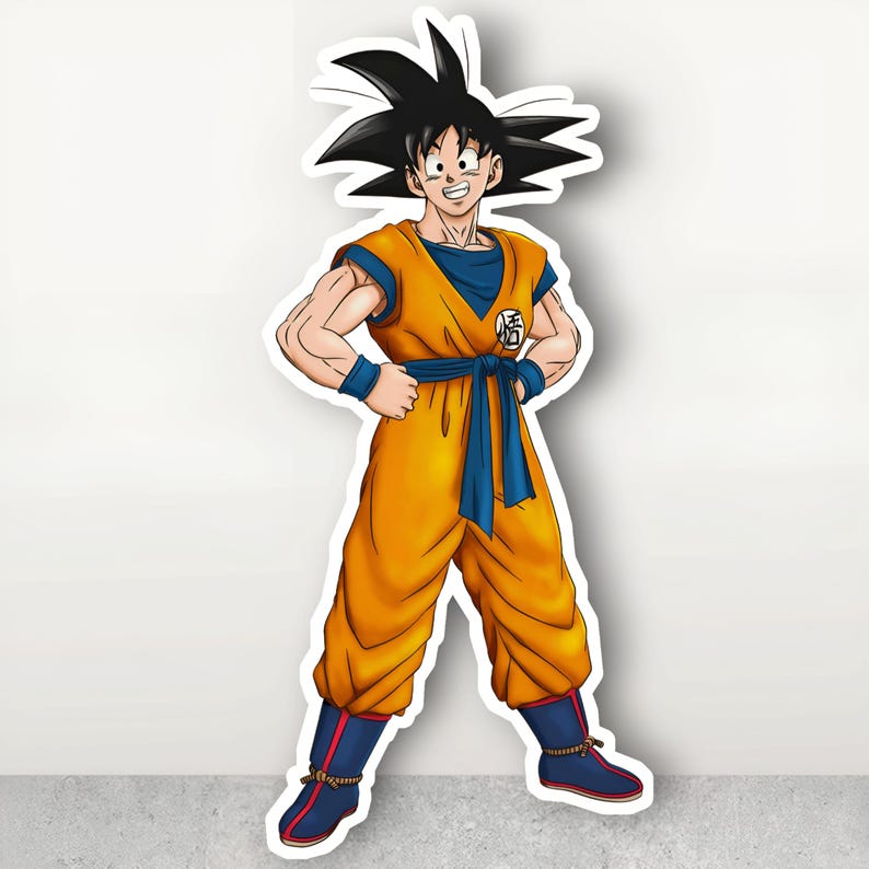 Dragon Ball Z Sticker : Goku pack of 3. - Etsy