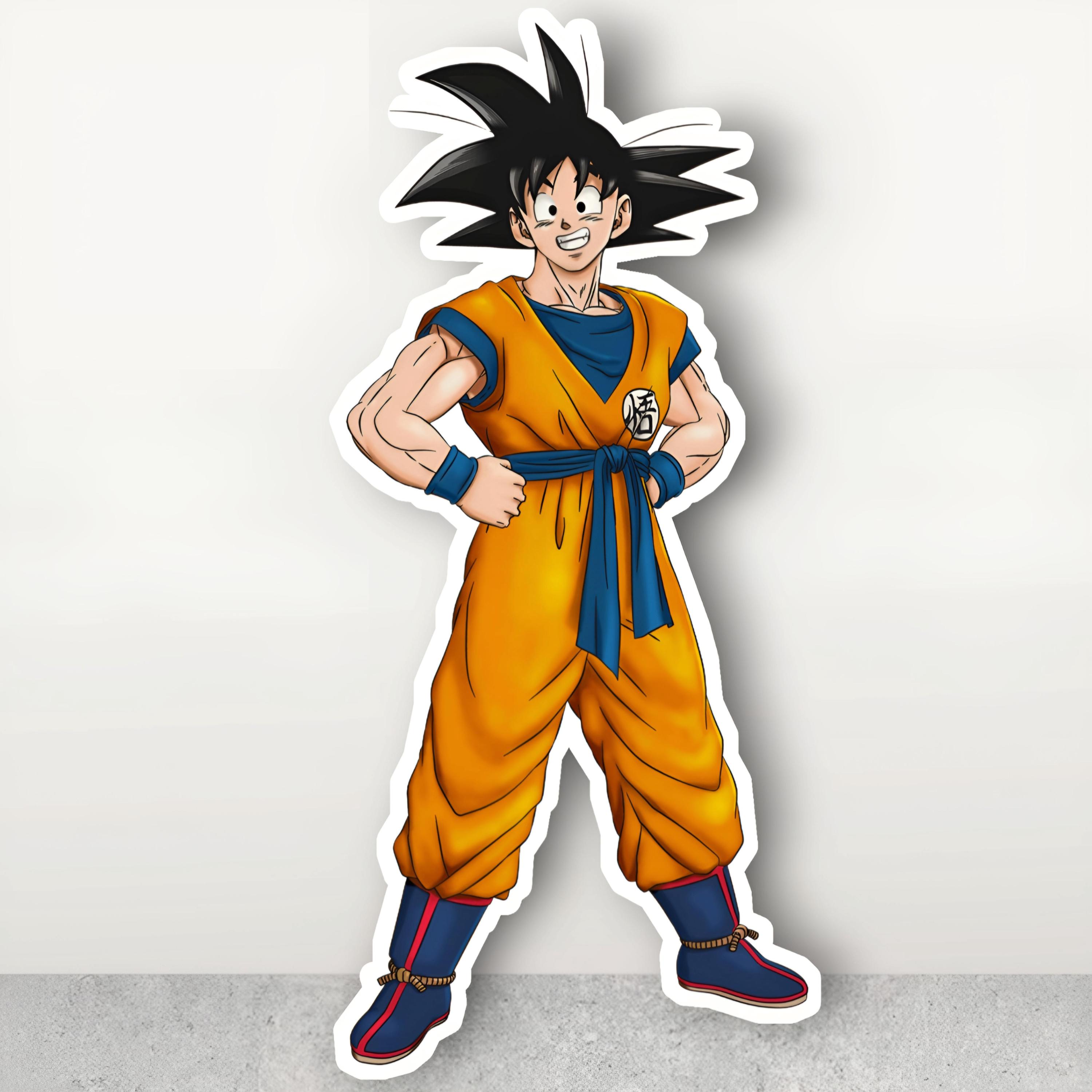 Dragon Ball Z Sticker : Goku pack of 3. - Etsy