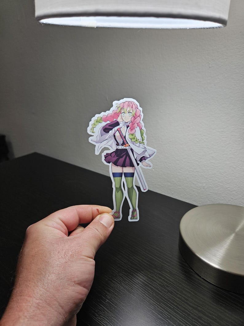 Demon Slayer Mitsuri Kanroji Decal Anime Sticker for Laptop, Car ...