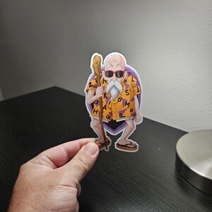 Dragon Ball Z Sticker : Master Roshi *pack of 3. - Etsy
