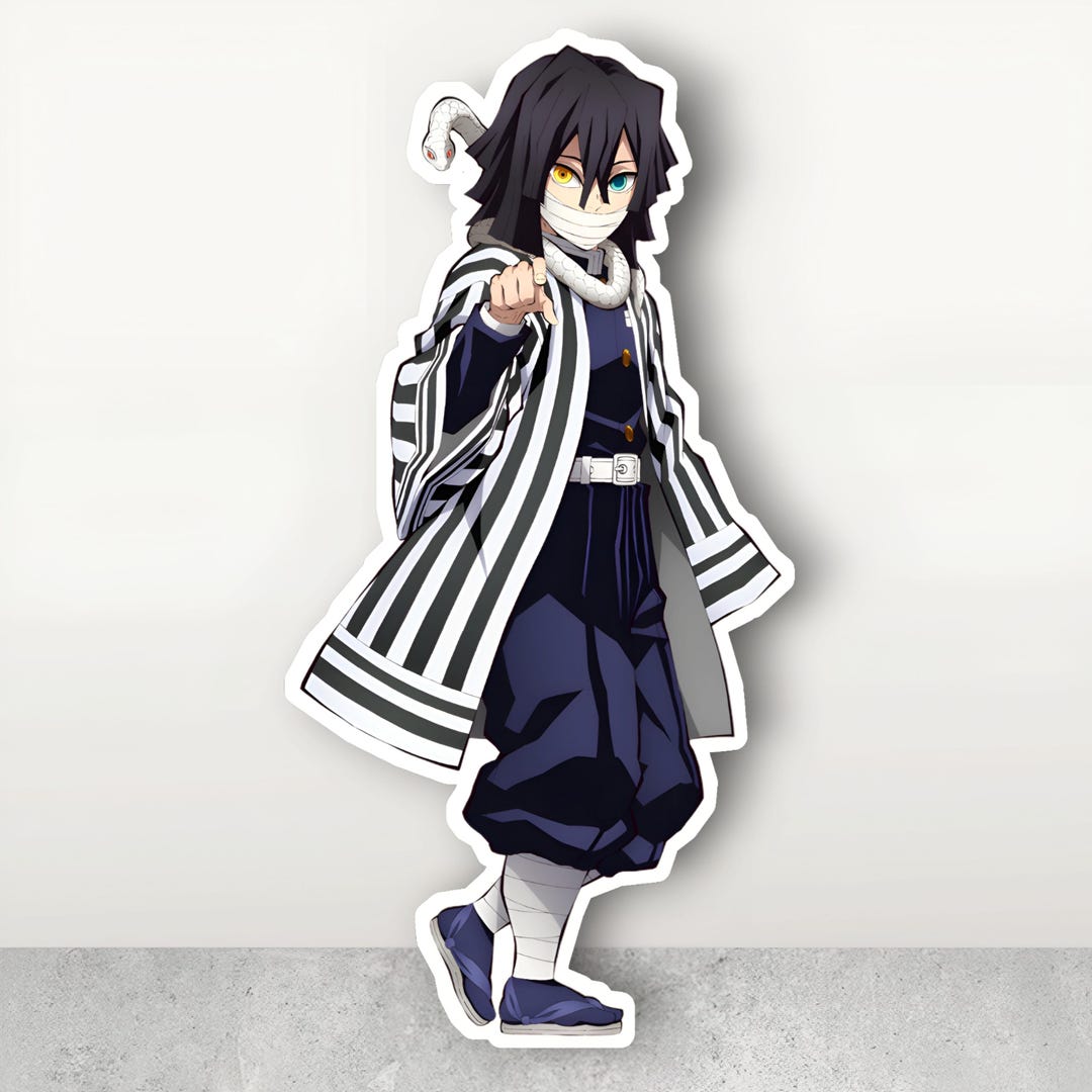 Obanai Iguro Vinyl Decal Sticker Demon Slayer Anime Character for ...