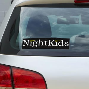 Initial D Night Kids Team Bumper Stickers Pack of 2. Takeshi / Shingo ...