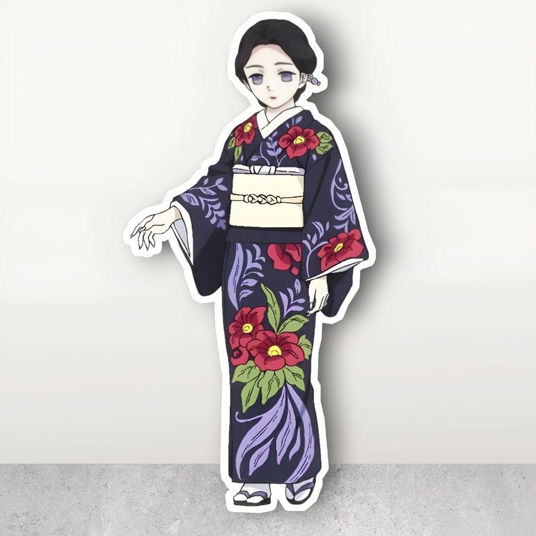 Demon Slayer Sticker - Lady Tamayo Vinyl Decal for Laptop, Car Window ...