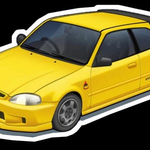 Initial D Stickers (3rd. Stage) Waterproof Vinyl Decals *pack of 8. - Etsy
