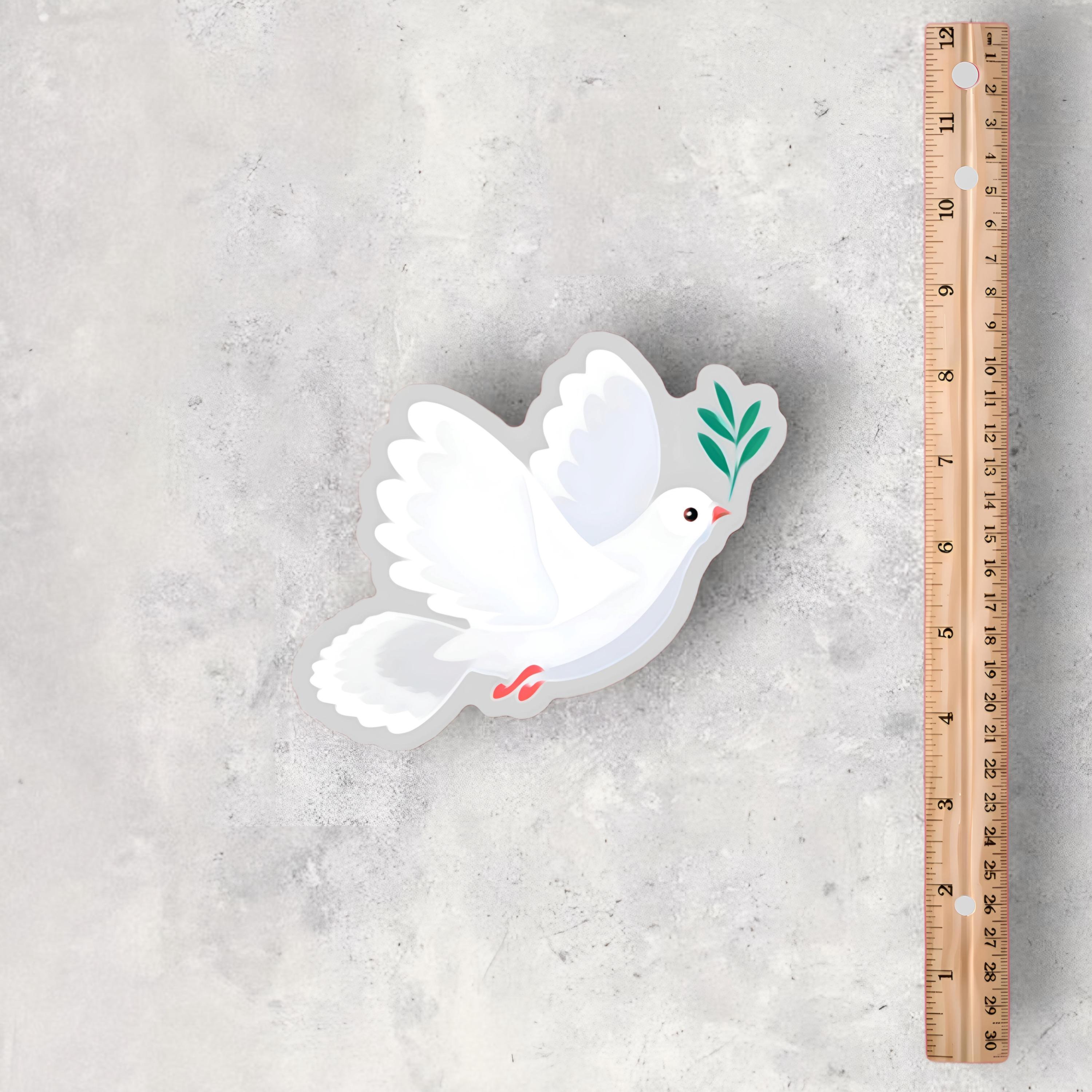 The Holy Spirit White Dove Vinyl Sticker Car Bumper Laptop Water Bottle ...