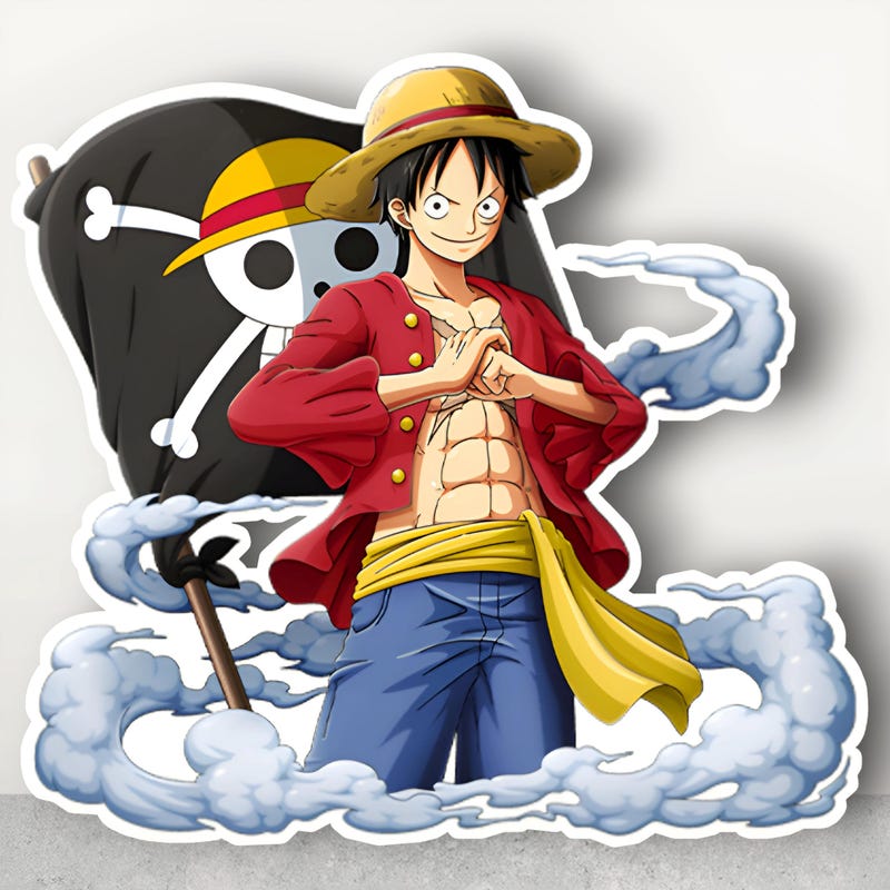 One Piece Vinyl Stickers - Etsy