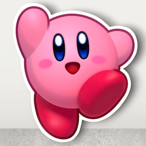 Nintendo Kirby Vinyl Decal - Fun Sticker for Laptop, Water Bottle, or ...