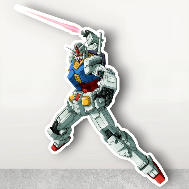 Gundam Sticker - Etsy