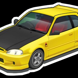 Initial D Stickers (3rd. Stage) Waterproof Vinyl Decals *pack of 8. - Etsy