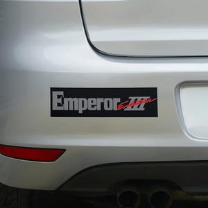 Initial D Team Emperor Bumper Stickers Pack of 2. Kyoichi / Seiji - Etsy