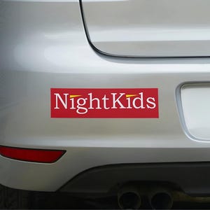 Initial D Night Kids Team Bumper Stickers Pack of 2. Takeshi / Shingo ...