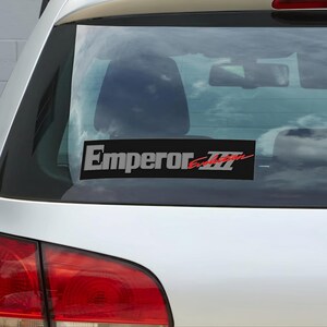 Initial D Team Emperor Bumper Stickers Pack of 2. Kyoichi / Seiji - Etsy