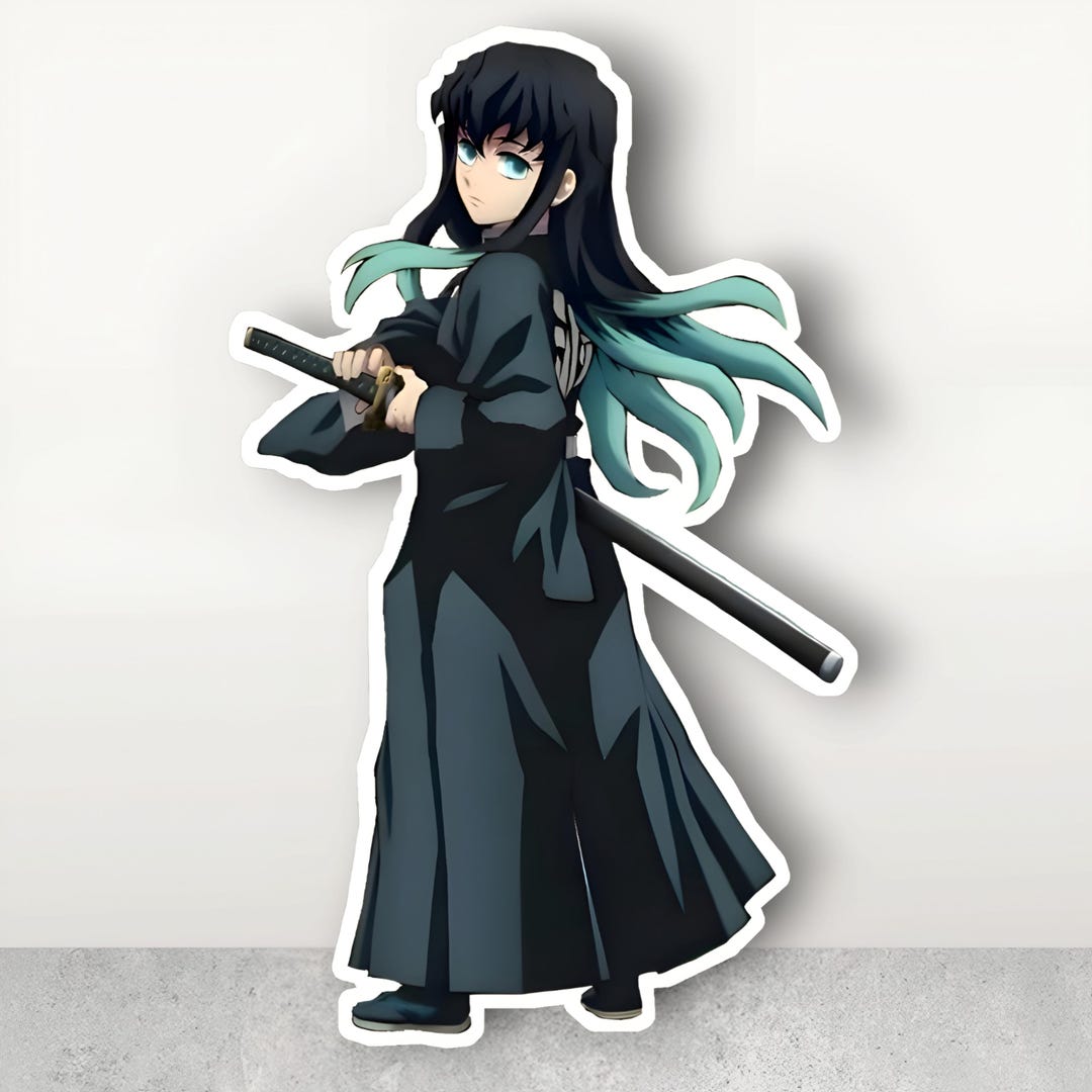 Demon Slayer Muichiro Tokito Sticker - High-quality Vinyl Decal for ...