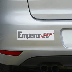 Initial D Team Emperor Bumper Stickers Pack of 2. Kyoichi / Seiji - Etsy