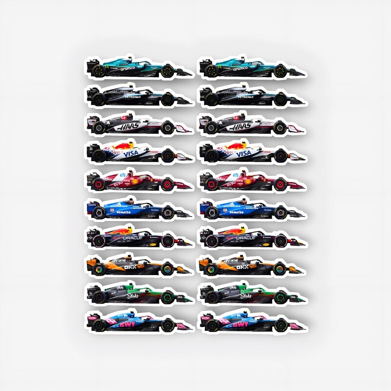 F1 Car Tag - Etsy