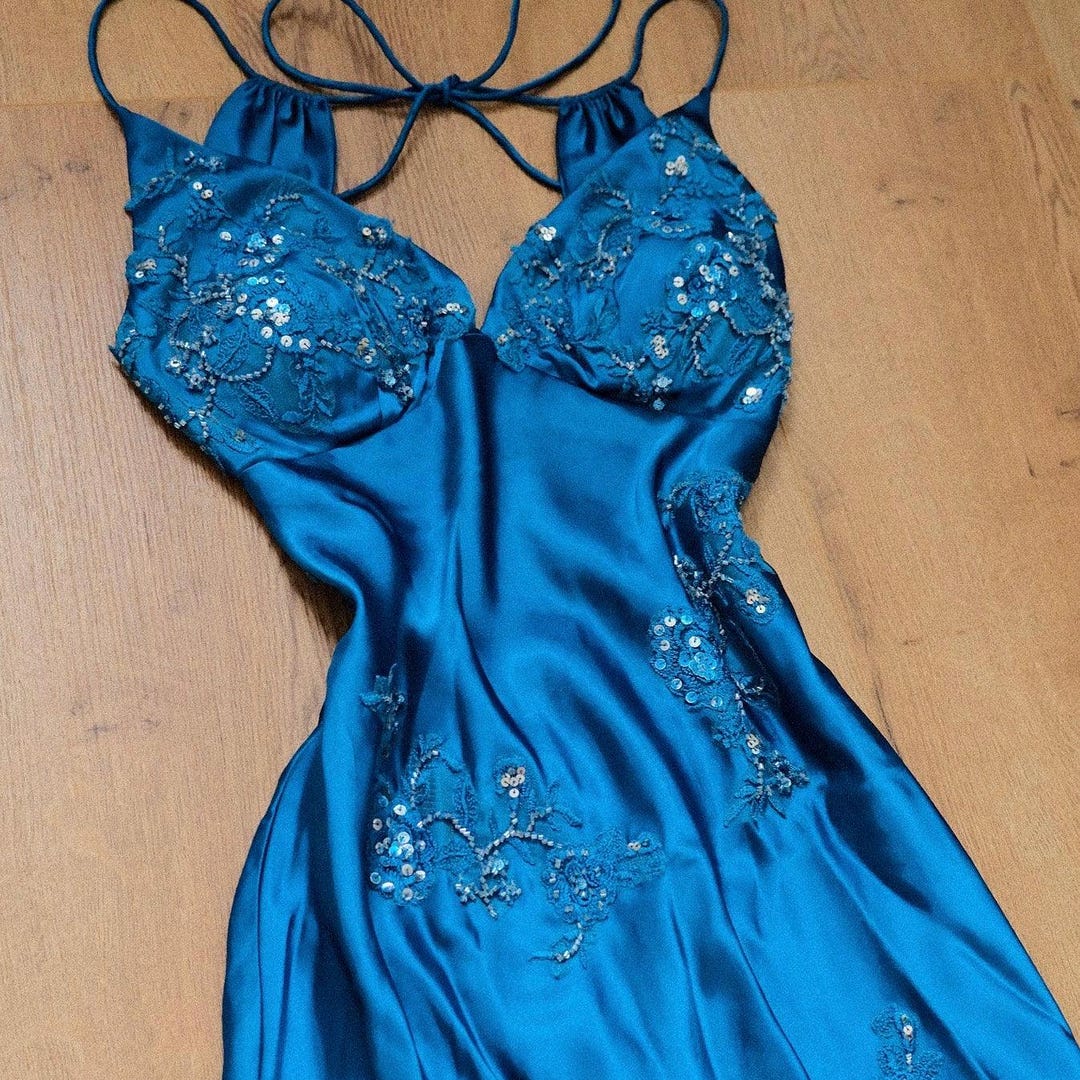 Vintage Niki Livas Mermaid Dress Rare - Etsy