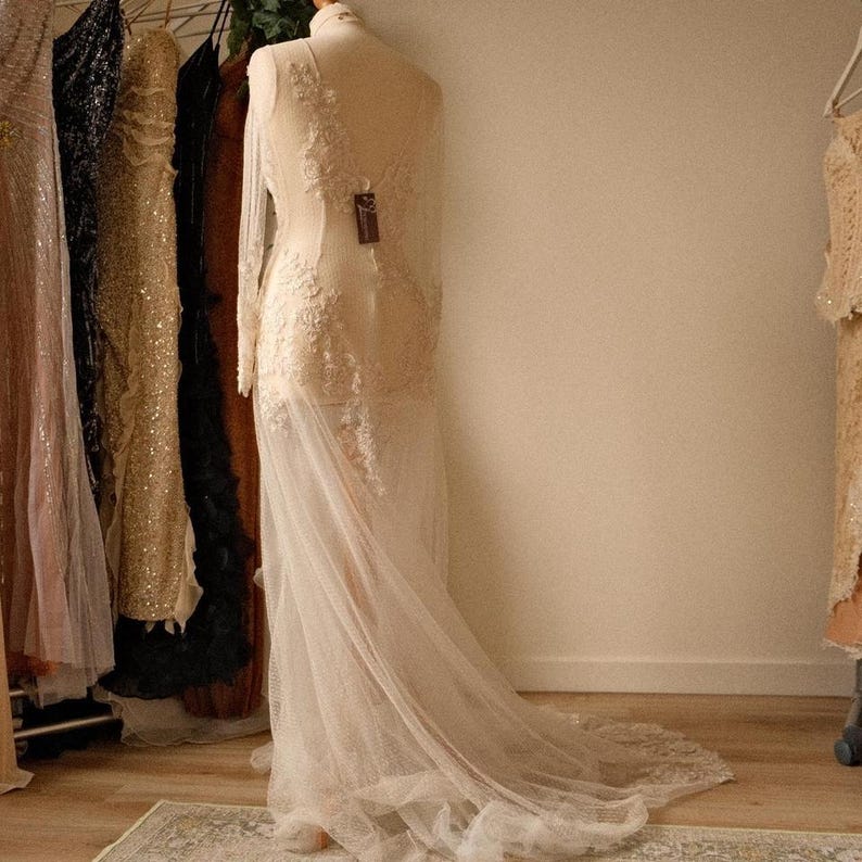 Fully Lace Rare Bridal Dress - Etsy