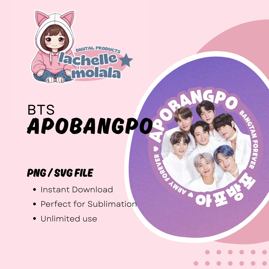 BTS APOBANGPO Png/svg Digital Files - Etsy