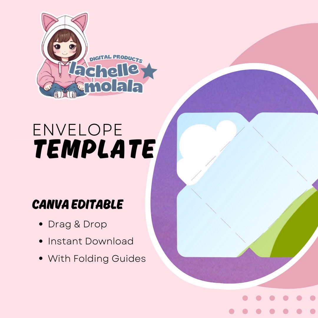 Custom Canva Envelope Template | Personalized Envelope Design ...