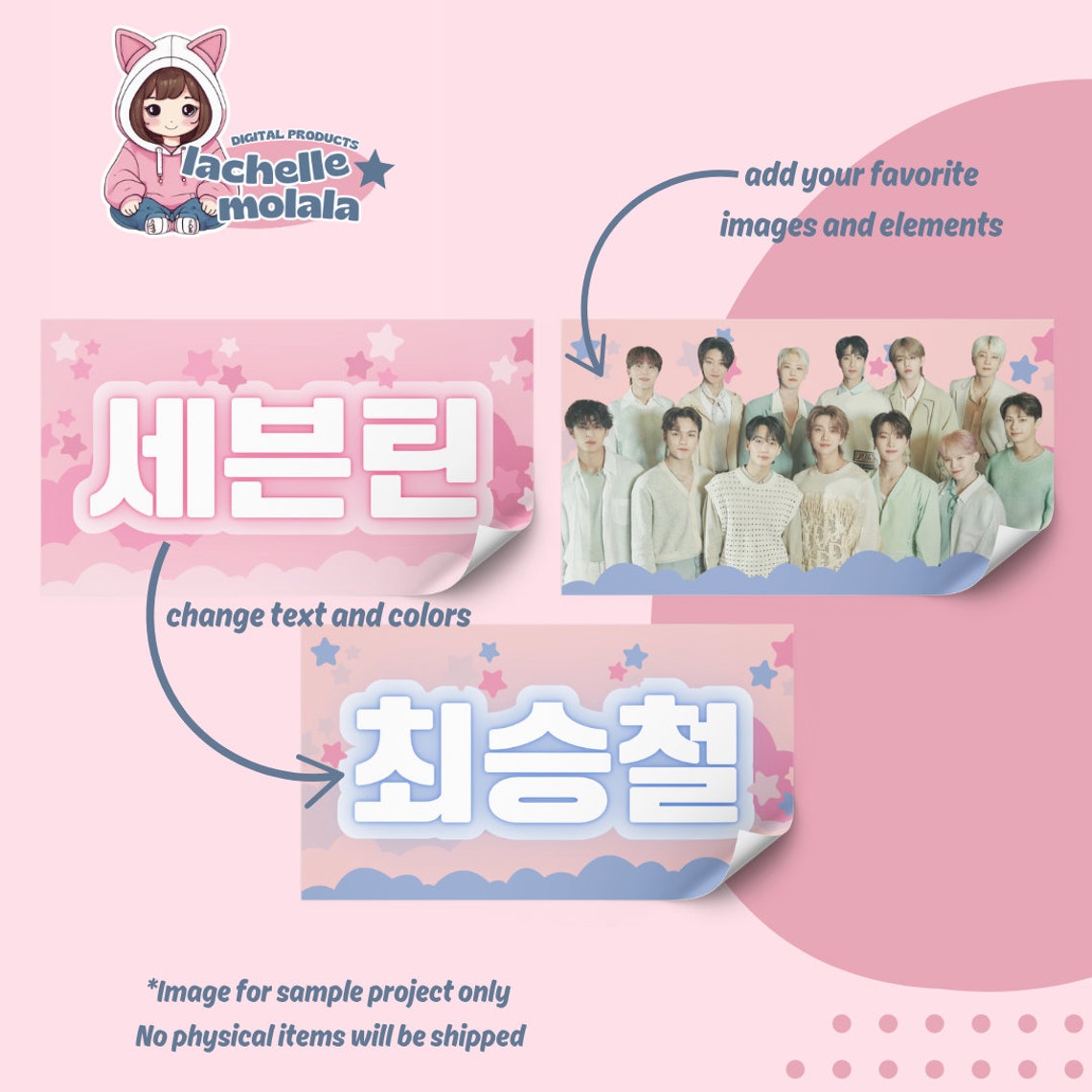 Editable Hand Banner Template | Canva Template | Instant Download ...