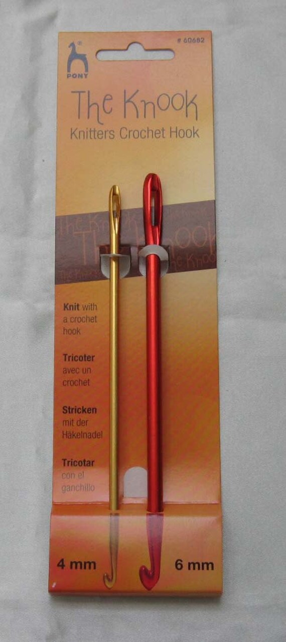 NEW pony the Knook-kit Crochet Hooks 6mm4mm Hole - Etsy UK