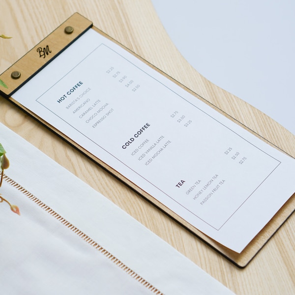 Wine List Clipboard - Etsy