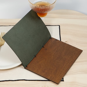 Custom Leather Restaurant Menu With Debossed Logo - A4 A5 - Etsy