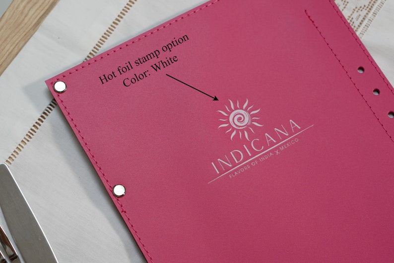 Leather Menu Holder, Restaurant Menu, Wood Menu Board, Leather Menu ...