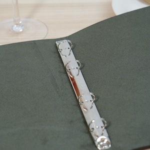 Embossed Logo Leather Menu Folder: A4 A5 Restaurant Menu Cover - Etsy