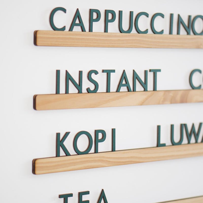 Custom Cafe Menu Print - Etsy