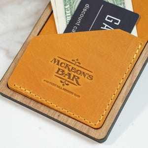 Guest Check Books, Custom Bill Holder, Wood Check Presenter, Restaurant ...