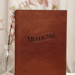 Restaurant Menu Folder, Leather Menu Cover, Vintage Leather Menu, Menu ...