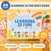 Busy Book, Boys, Learning is Fun, US, Toddler Learning Binder ...