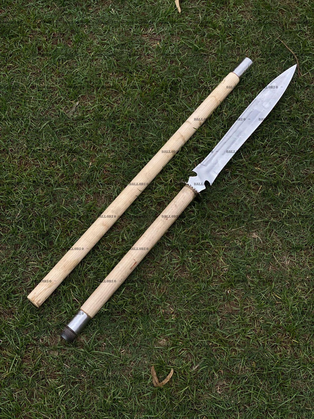 Hand Forged Long Viking Hunting Spear | Hewing Throwing Spear | Forged ...
