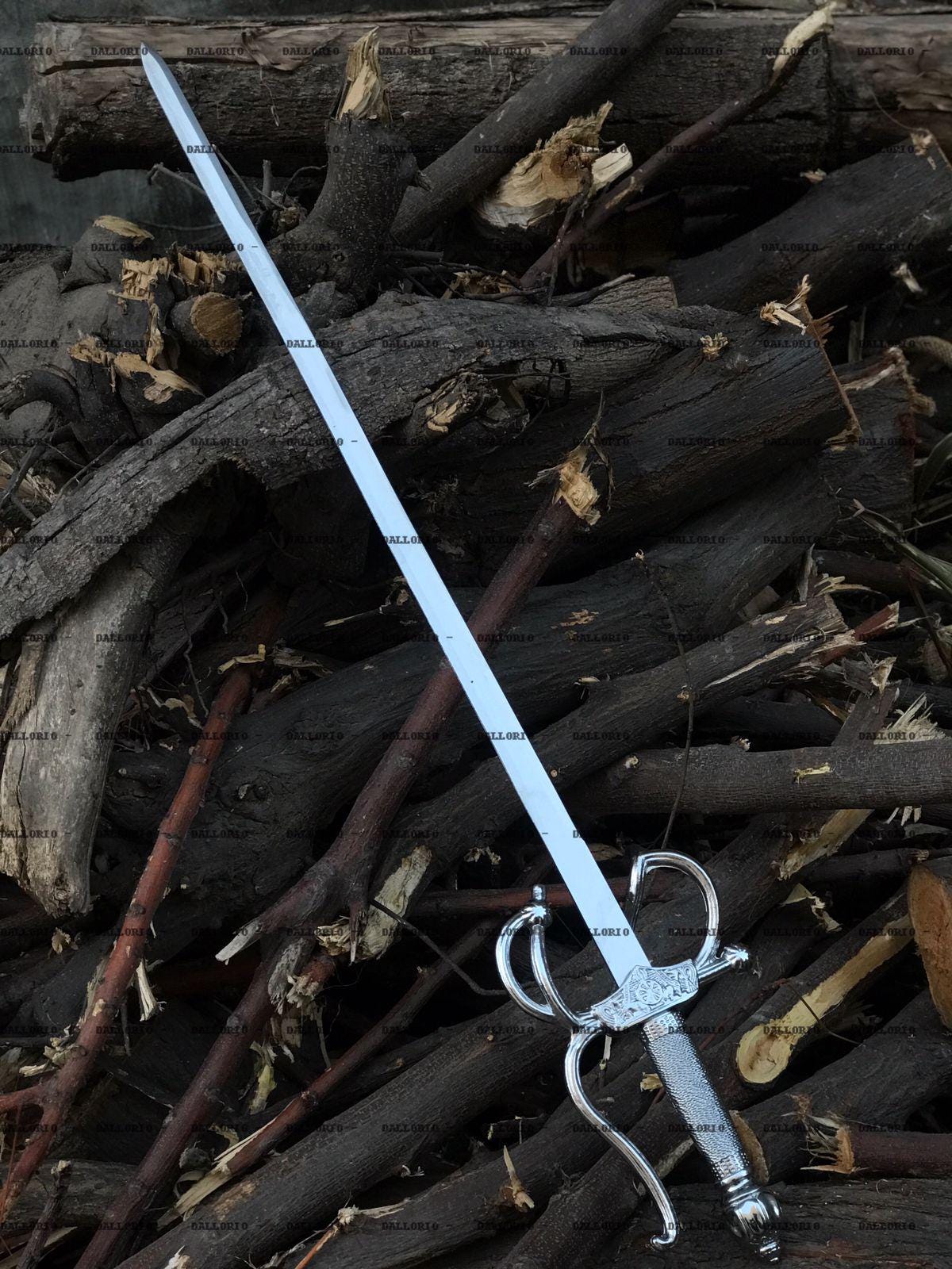 Customizable Rapier Sword With Scabbard | Legend of Zoro Sword | Gift ...