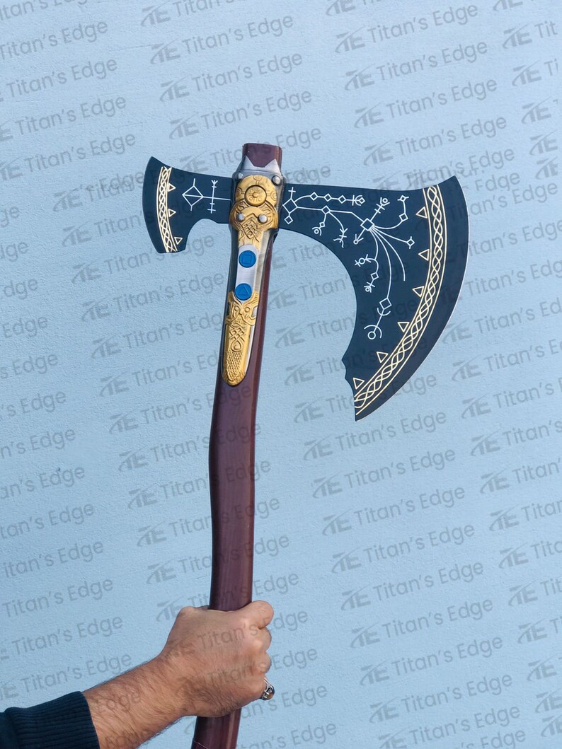 Kratos God of War Axe Leviathan Axe Cosplay GOW Axe Viking Replica Axe ...