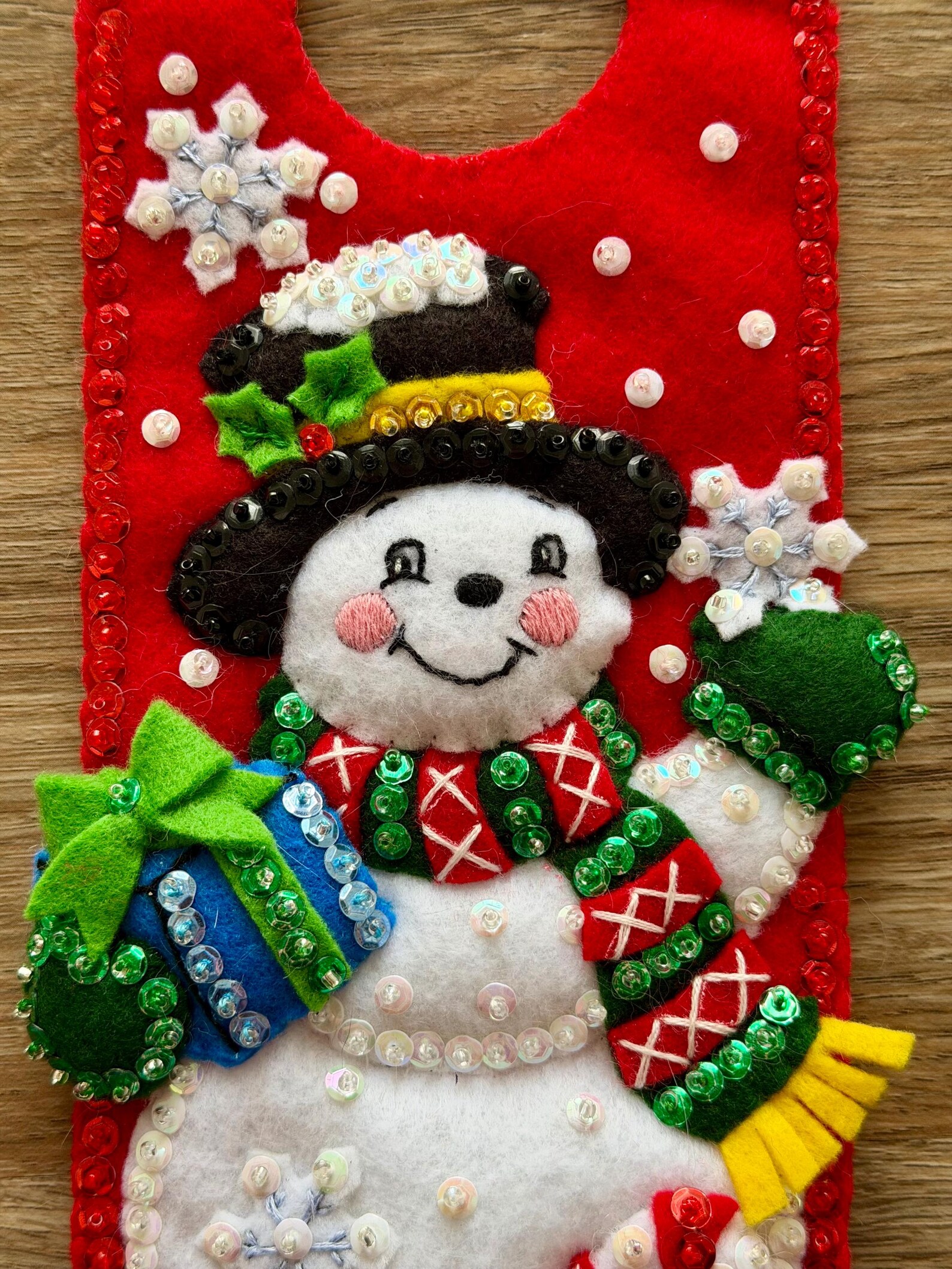 Finished Bucilla Holiday Felt Door Hanger (each Sold Separately) - Etsy