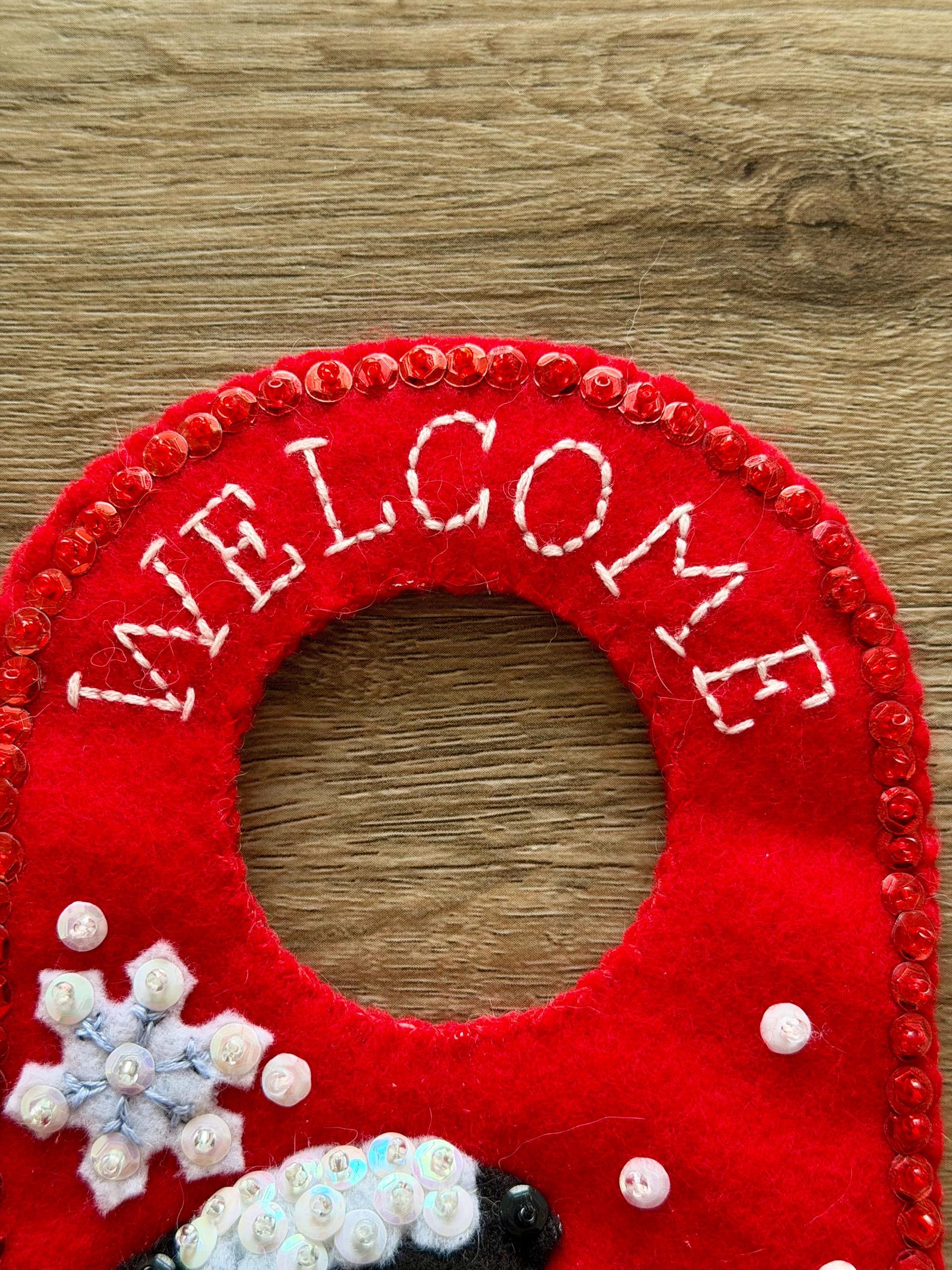 Finished Bucilla Holiday Felt Door Hanger (each Sold Separately) - Etsy